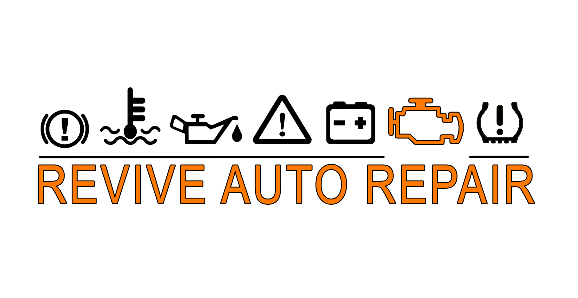 Logo with Engine – Revive Auto Repair Shop Mechanic in Troy